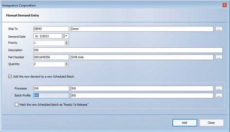 Easily Plan Batch Building With The Production Scheduler