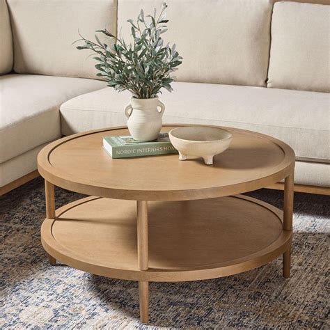 Details By Becki Owens Charlotte 36in Coffee Table Natural Natural