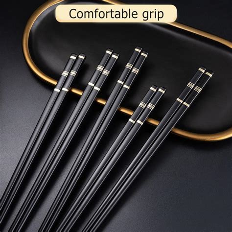 Küchenutensilien Wiederverwendbare Essstäbchen Rutschfeste Geschirr