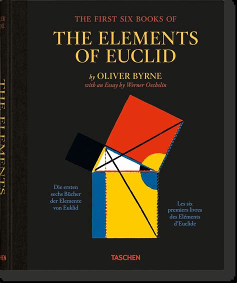 Oliver Byrne The First Six Books Of The Elements Of Euclid Taschen Books