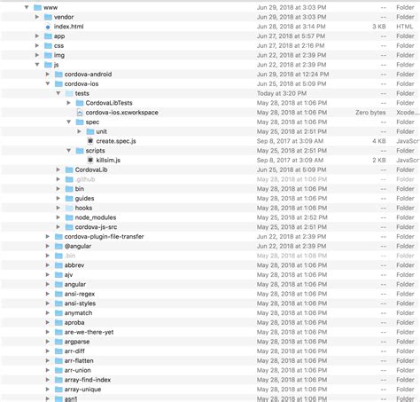 Ios Infoplist File For Framework Missing In Cordova App Stack Overflow