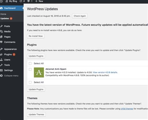 Updating Your Wordpress Site Knowledge Base