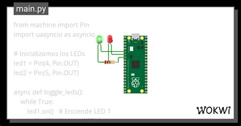 Uasyncio Blink With Micropython Copy 2 Wokwi Esp32 Stm32 Arduino