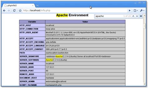 Apache Ubuntu中文