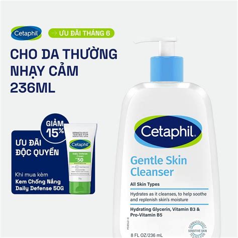 Live Sữa Rửa Mặt Dịu Lành Cho Da Nhạy Cảm Cetaphil Gentle Skin