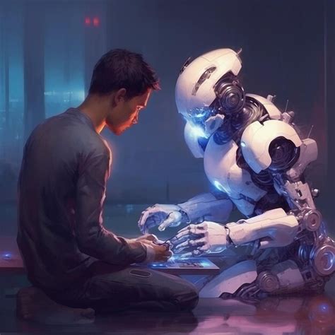 Premium Ai Image Unlocking The Future The Language Of Robot Communication