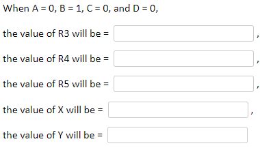 Solved Given The Values Of A B C And D As Shown Below Chegg