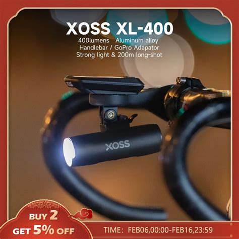 Xoss 자전거 헤드라이트 400800 루멘 Usb 충전식 도로 Mtb 프론트 램프 자전거 라이트 알루미늄 초경량