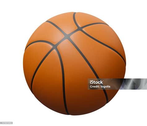 농구 공 3d 렌더링 3d 렌더링 만화 최소 아이콘 그림 농구공에 대한 스톡 사진 및 기타 이미지 농구공 정직 3차원 형태 Istock