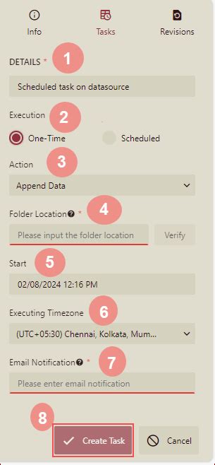 Create A Scheduled Task To Run A Datasource Wyn Documentation