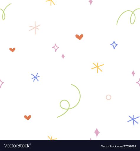 Abstract Creative Seamless Pattern Endless Vector Image