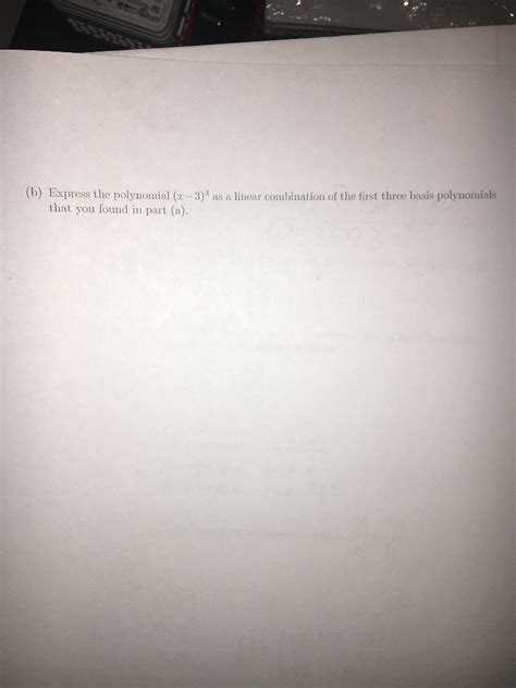 Solved P4 Is The Vector Space Of Polynomials Of Degree Four