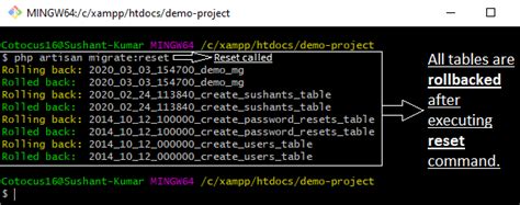 Rolling Back Migration In Laravel DevOpsSchool