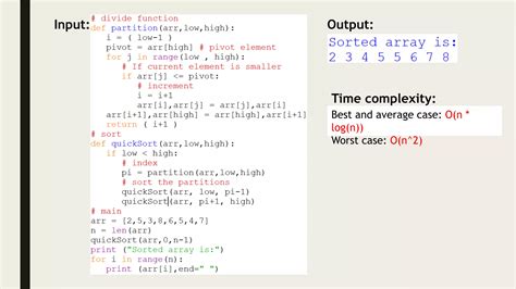 Quick Sort Algorithm Pptx