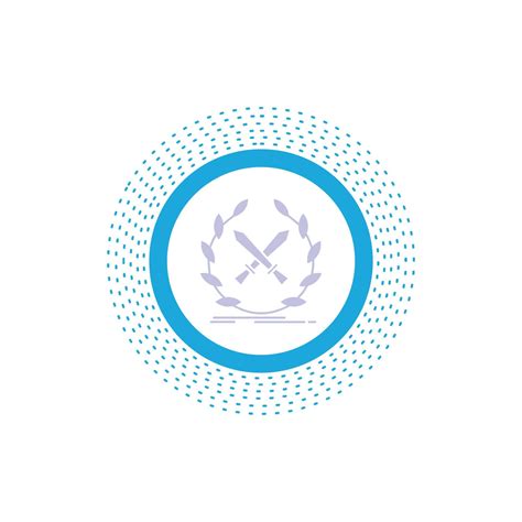 Battle Emblem Game Label Swords Glyph Icon Vector Isolated Illustration 13009603 Vector Art