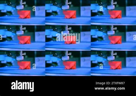 3d Printer Building Object From Digital Computer Model Stock Videos And Footage Hd And 4k Video