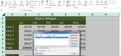 What is a break link in Excel