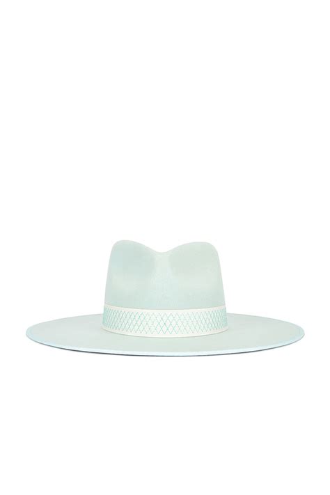 lack of color rancher fedora hat in mint revolve