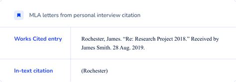How To Cite An Interview In Mla Style
