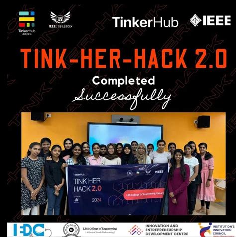 Tinkherhack Womenintech Hackathon Tinkerhub Ieee Techinnovation