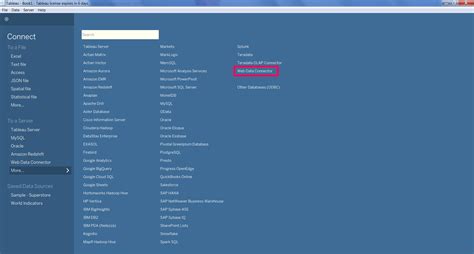 How To Add A Tableau Connector Ona Data Help Center