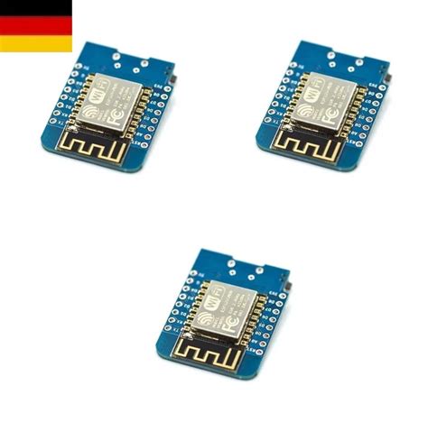 3x D1 Esp8266 Mini Wlan Board Arduino Mikrokontroller Wifi Modul Wemos