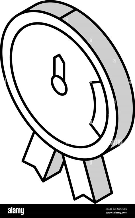 Project Execution On Time Isometric Icon Vector Illustration Stock