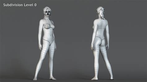 Male Female Base Rig D Model By Pradipta