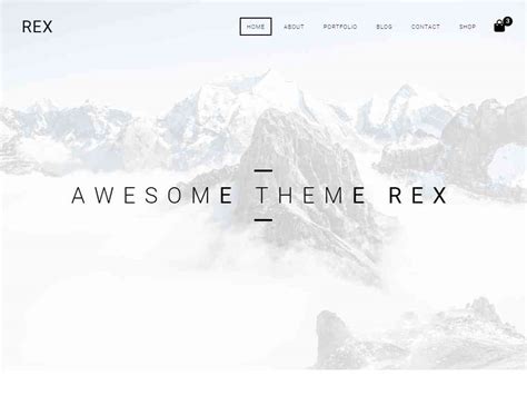 rex Портфолио Шаблоны bootstrap bootstrapТема