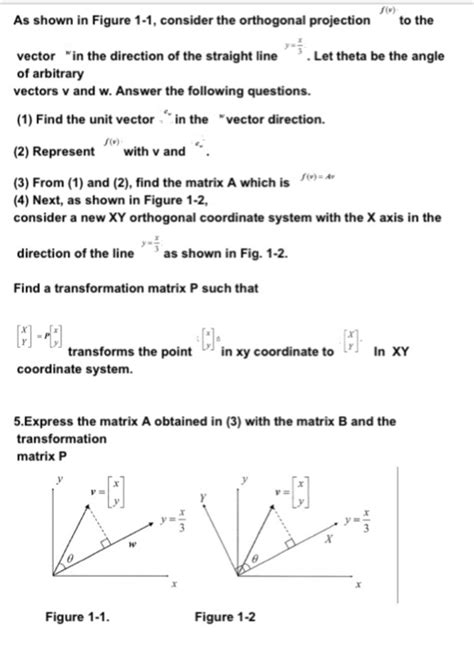 Solved As Shown In Figure Consider The Orthogonal Chegg