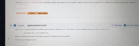 solved let a {a b c d and define a relation ron a as f