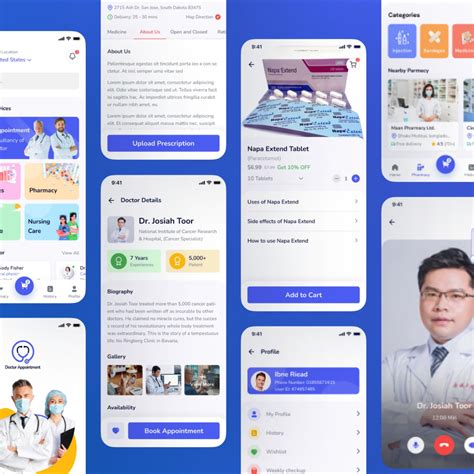 Online Doctor Appointment Booking App Ui Kit Online Doctor Booking App Doctor Appointment
