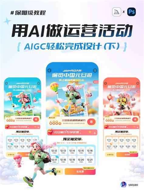 Aigc实战应用!4 步打造独具魅力的运营设计(下) 优设9图 设计知识短内容 Aigc实战应用!4 步打造独具魅力的运营设计(下) 优设9图 设计知识短内容