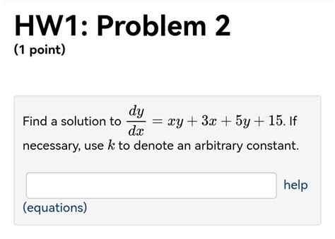 solved hw1 problem 2 1 point find a solution to
