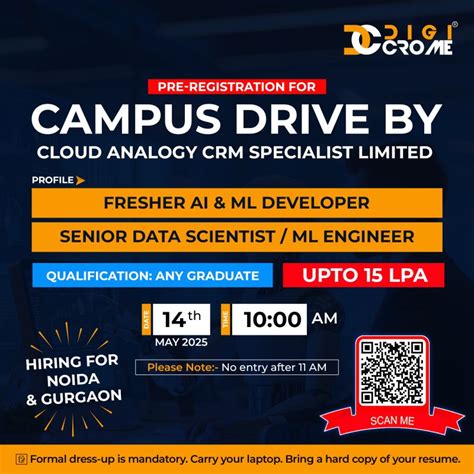 Campusdrive Hiringalert Datasciencejobs Aimljobs Techcareers