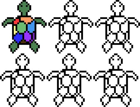 Make Your Own Turtle 6 Grid Paint