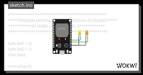 Menyalakan Led Keyboard Wokwi Esp32 Stm32 Arduino Simulator Menyalakan Led Keyboard Wokwi Esp32 Stm32 Arduino Simulator