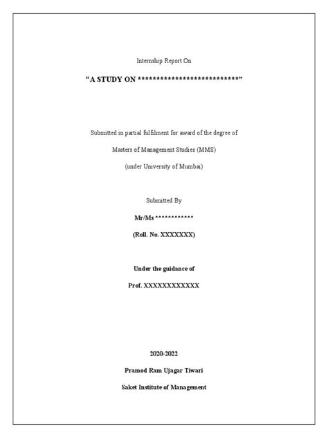 Front Pages Of Project Pdf Academic Degree Career And Technical