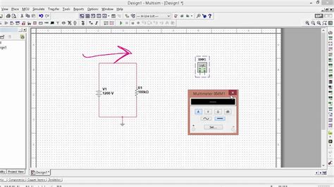 measuring voltage current and resistance using multisim youtube