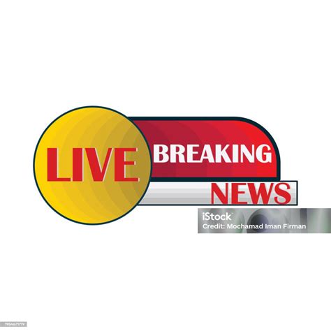 Live Breaking News Stock Illustration Download Image Now