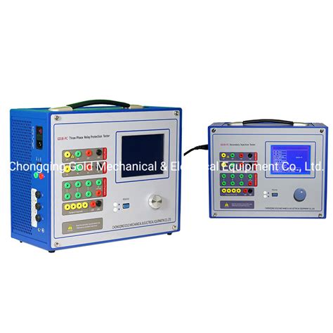 High Speed Electrical Three Phase Secondary Injection Kit Relay Protection Test Set Three