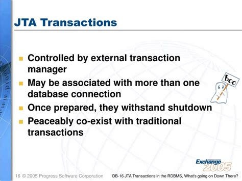 Ppt Db 16 Jta Transactions In The Rdbms Whats Going On Down There Powerpoint Presentation