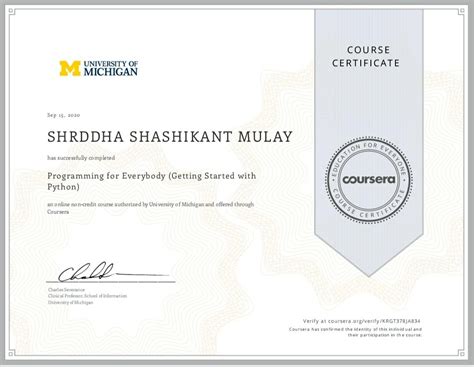 Shraddha Mulay On Linkedin I Completed And Enjoyed Course Programming