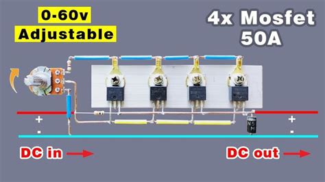 Simple Voltage Controller DIY Make Adjustable Voltage Regulator Using MOSFET Electronic