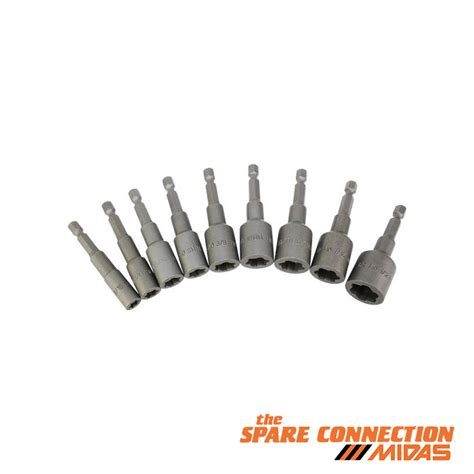 9pc 14 Dr Nut And Bolt Extractor Set