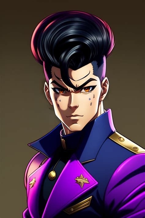Lexica Josuke Higashikata Jojo Anime Girl Anime Pompadour