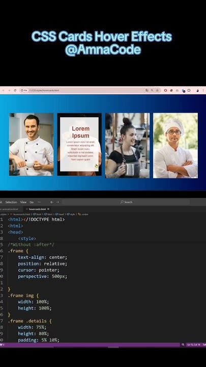 Hover Cards Effects Css Card Hover Effect Using Pure Html And Css Coding