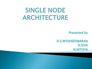 SINGLE NODE ARCHITECTURE Hardware Components Of A Sensor Node Pptx Internet Of Things Internet