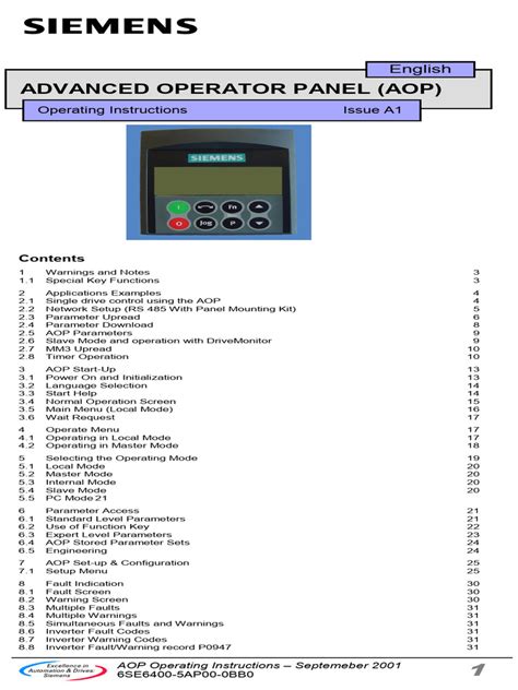 Aop Betriebsanleit A1 76 Pdf Menu Computing Parameter Computer Programming