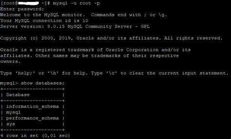 Restablecer resetear contraseña usuario root de MySQL en Linux CentOS Proyecto A
